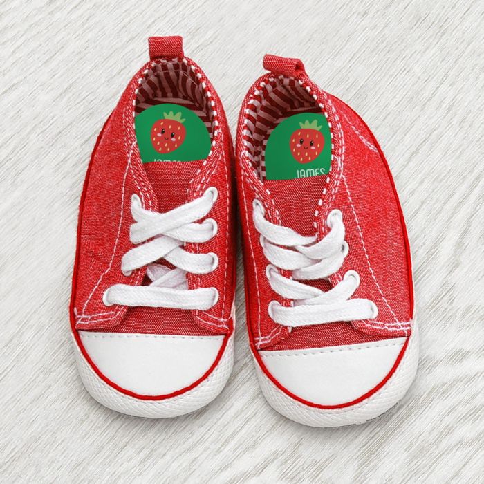 Anpassbare selbstklebende Etiketten für Schuhe Stickerkid.de