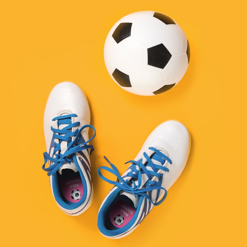 Anpassbare selbstklebende Etiketten für Schuhe Stickerkid.de